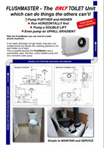 Toilet Waste Pump The Flushmaster by Pump Technology