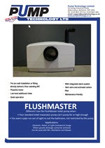 Toilet Waste Pump The Flushmaster by Pump Technology