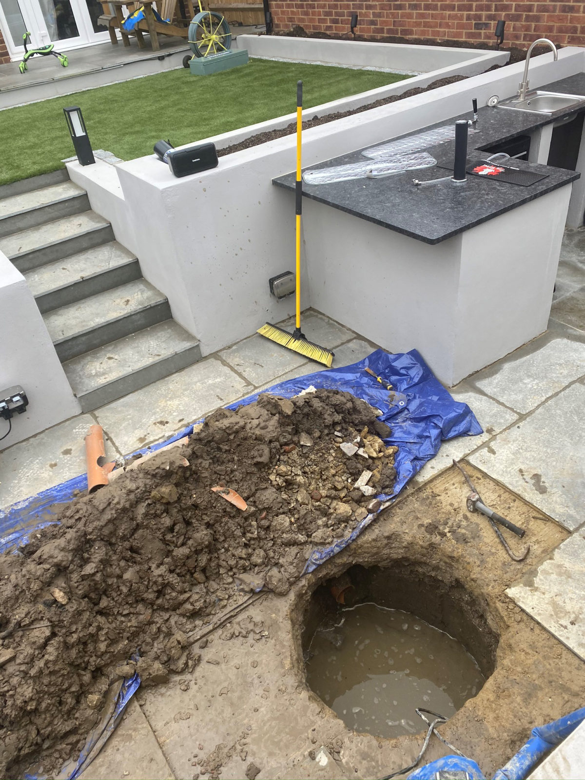 A mini sewage pumping station saves the day