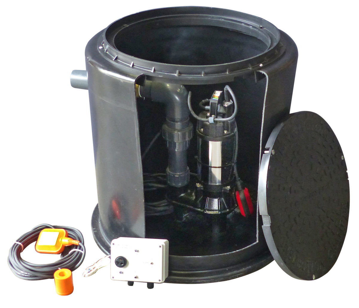 A mini sewage pumping station saves the day